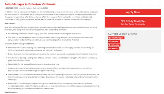 24 Hour Fitness Job Application & Careers