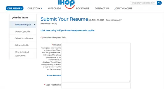 IHOP Job Application & Careers