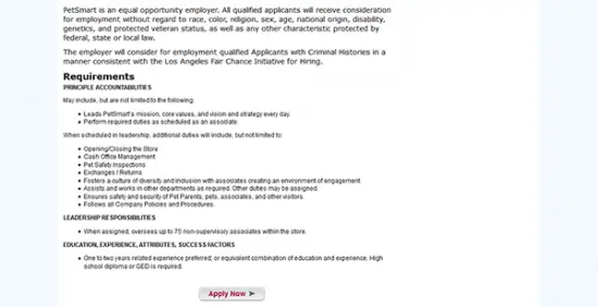 PetSmart Job Application & Careers