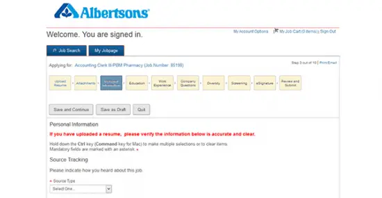 Albertsons Job Application & Careers