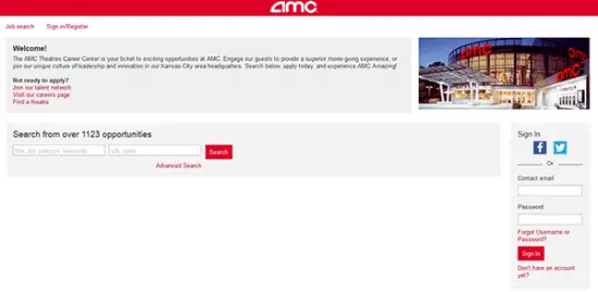 AMC Job Application & Careers