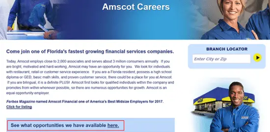 Amscot Job Application & Careers