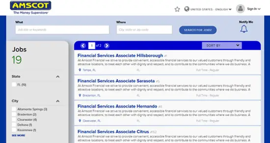 Amscot Job Application & Careers