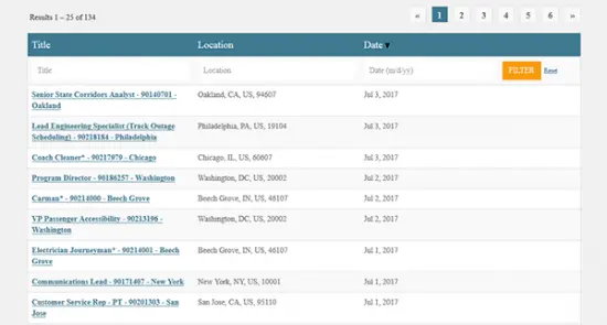 Amtrak Job Application & Careers