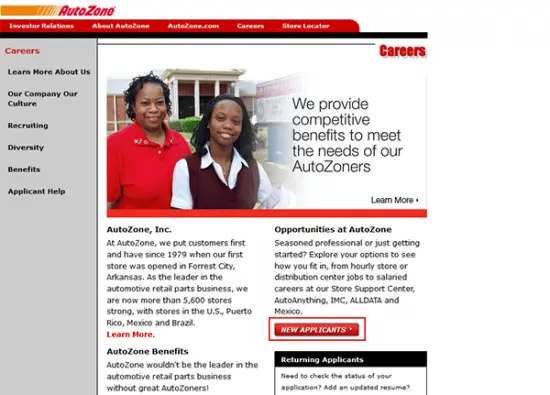 AutoZone Job Application & Careers