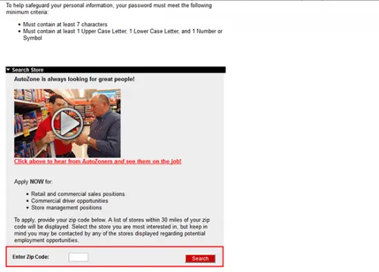 AutoZone Job Application & Careers