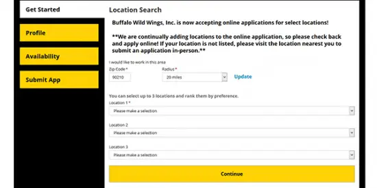 Buffalo Wild Wings Job Application & Careers