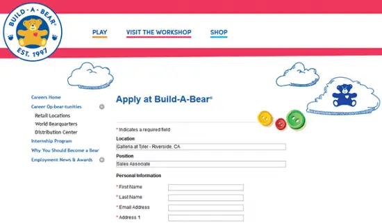 Build-A-Bear Workshop Job Application & Careers