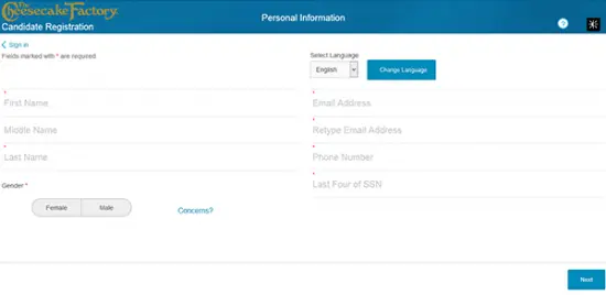 The Cheesecake Factory Job Application - JobApplications.net - Apply Online