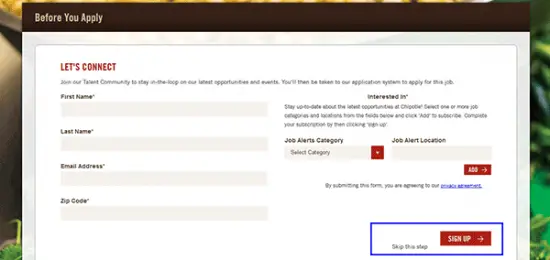 Chipotle Job Application & Careers