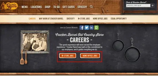 Cracker Barrel Job Application & Careers