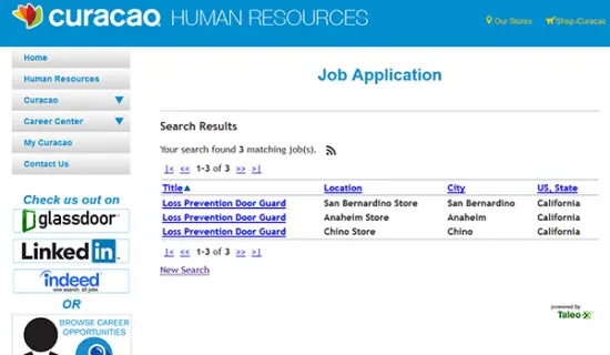 Curacao Job Application & Careers