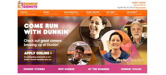 Dunkin' Donuts Job Application - Apply Online