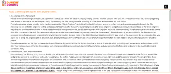 Dunkin' Donuts Job Application - Apply Online