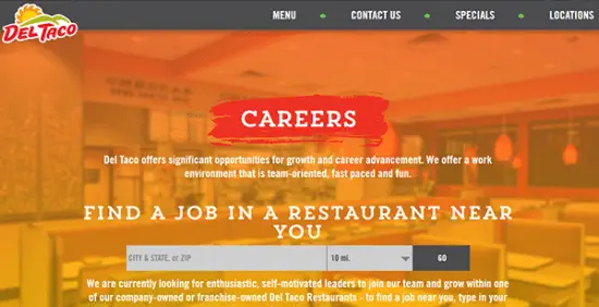 Del Taco Job Application & Careers