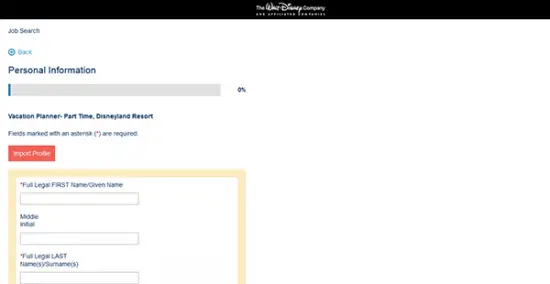 Disneyland Job Application & Careers