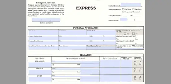 Express Job Application & Careers