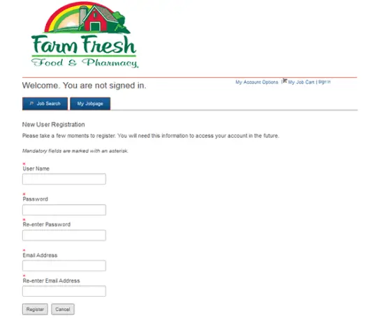 Farm Fresh Job Application & Careers