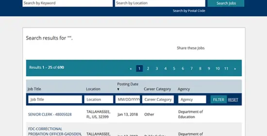 State of Florida Job Application & Careers