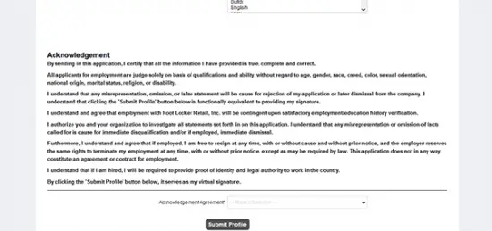 Foot Locker Job Application & Careers