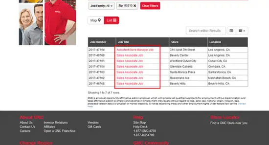 GNC Job Application & Careers
