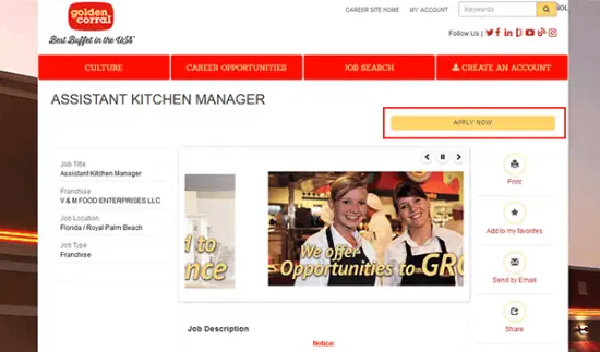 Golden Corral Job Application & Careers