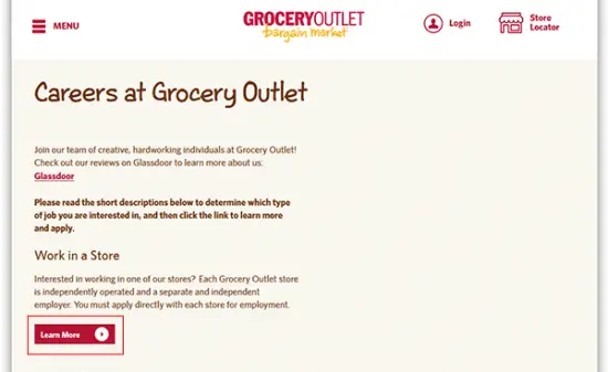 Grocery Outlet Job Application & Careers