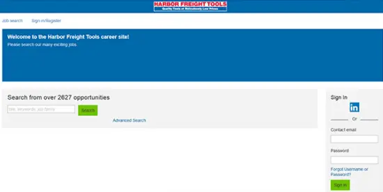 Harbor Freight Tools Job Application & Careers
