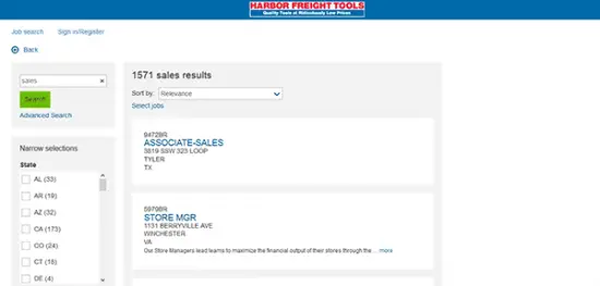 Harbor Freight Tools Job Application & Careers