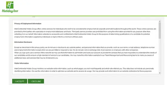 Holiday Inn Job Application & Careers