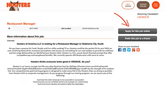 Hooters Job Application & Careers