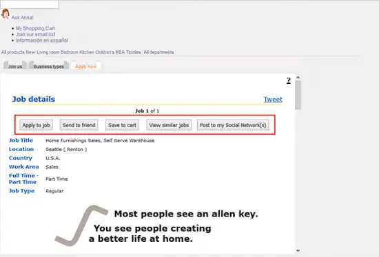 IKEA Job Application & Careers