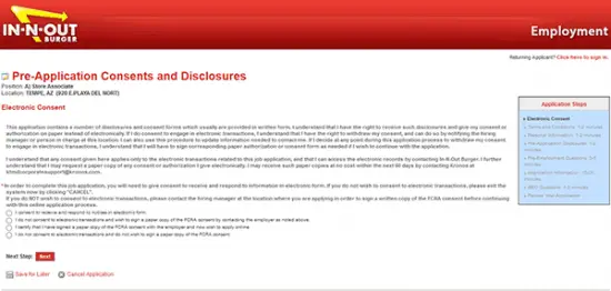 In-N-Out Job Application & Careers