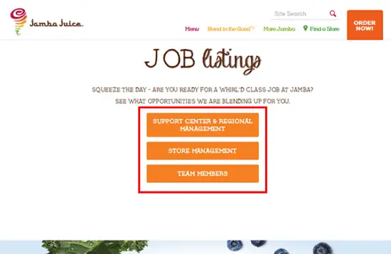 Jamba Juice Job Application & Careers