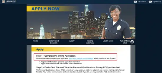 LAPD Job Application & Careers
