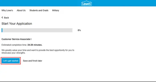 Lowe's Job Application & Careers