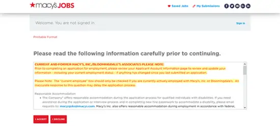 Macy’s Job Application & Careers - JobApplications.net