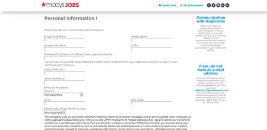 Macy's Job Application & Careers