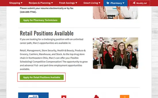 Marc's Job Application & Careers