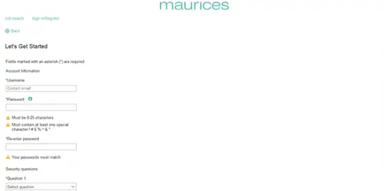 Maurices Job Application & Careers