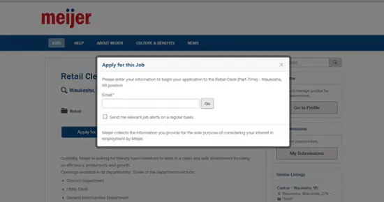 Meijer Job Application & Careers
