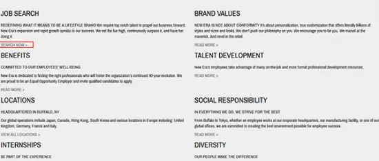 New Era Job Application & Careers