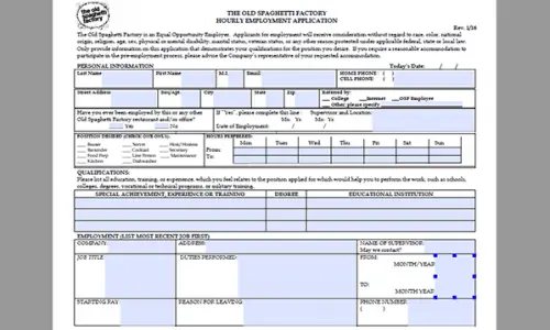 Old Spaghetti Factory Job Application & Careers