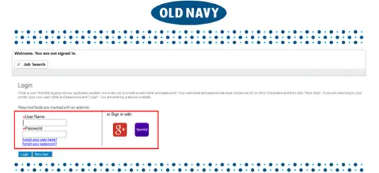 Old Navy Job Application & Careers