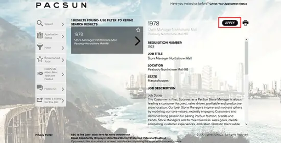 PacSun Job Application & Careers