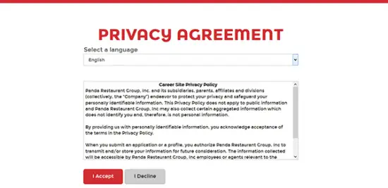 Panda Express Job Application & Careers