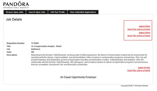 Pandora Jewelry Job Application & Careers