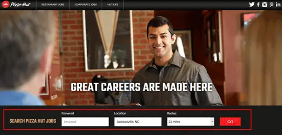 Pizza Hut Job Application & Careers