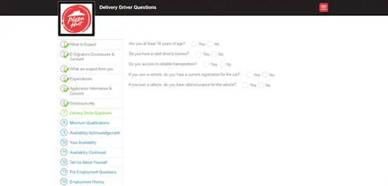 Pizza Hut Job Application & Careers