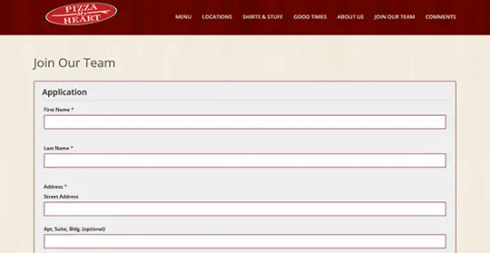 Pizza My Heart Job Application & Careers